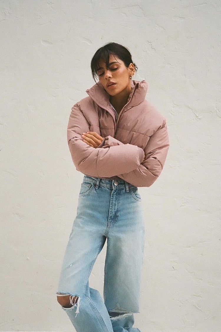 Cropped Puffer Jacket